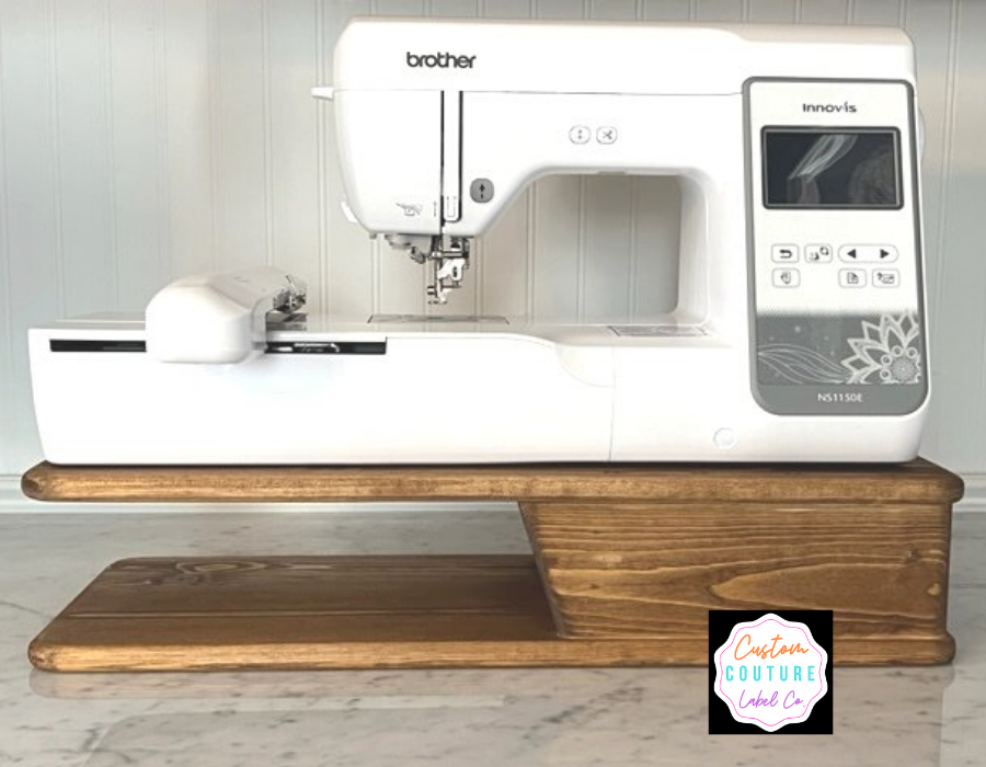 Solid Wood Embroidery or Sewing Machine Riser With Drawer - Free Arm S ...